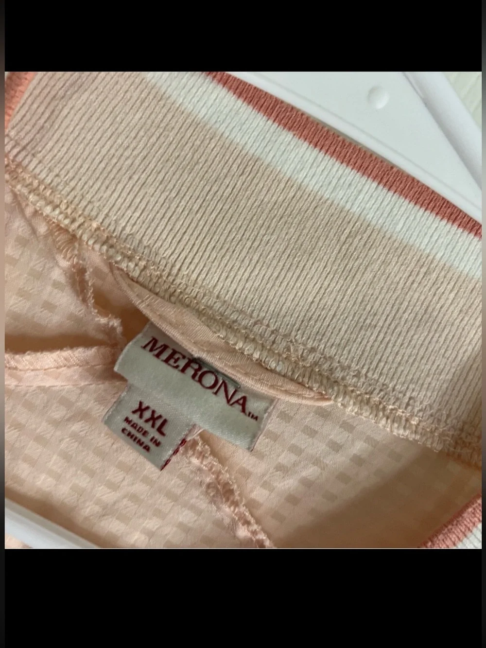 Merona | Jackets & Coats | Merona Peach Bomber Jacket With White Trim ...
